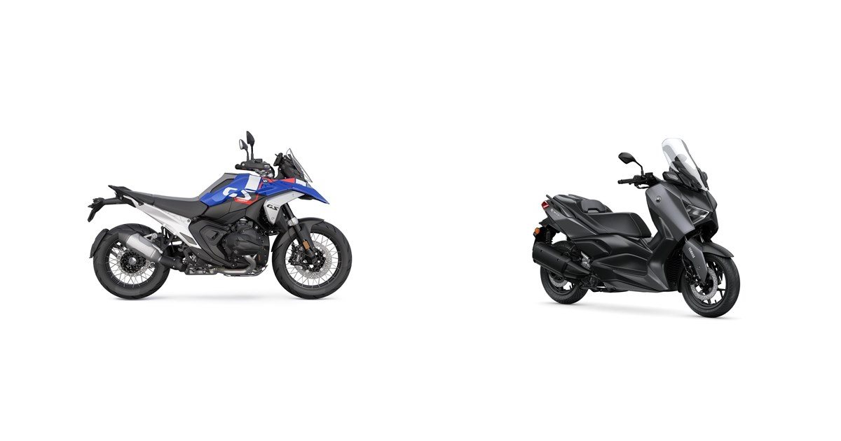 Motorrad Vergleich BMW R 1300 GS 2024 vs. Yamaha XMAX 300 2024