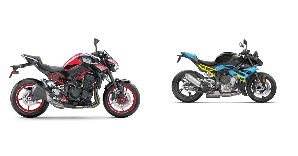 Motorrad Vergleich Kawasaki Z900 2024 vs. BMW S 1000 R 2025