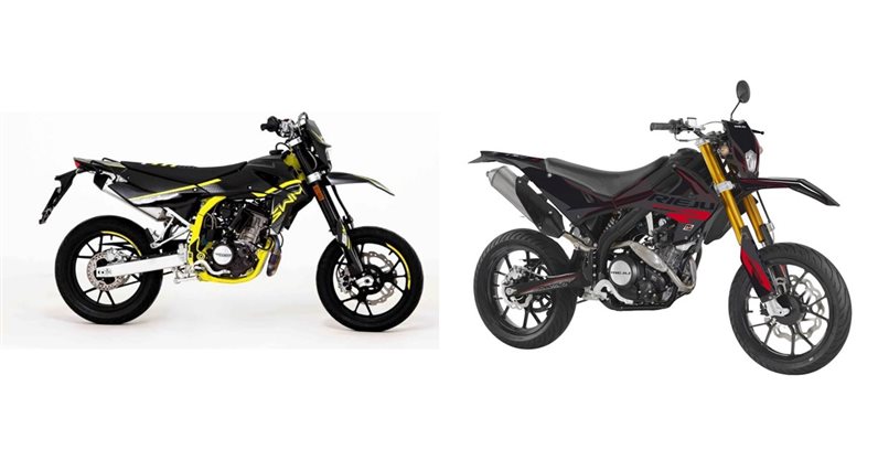 SWM SM 125 R 2024 vs Rieju Marathon 125 Supermoto 2025