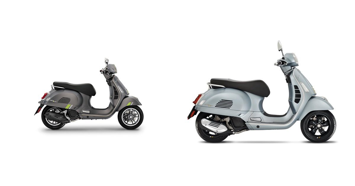 Motorrad Vergleich Vespa GTS 125 Super Tech 2024 vs. Vespa GTS 125 Supertech iGET 2021