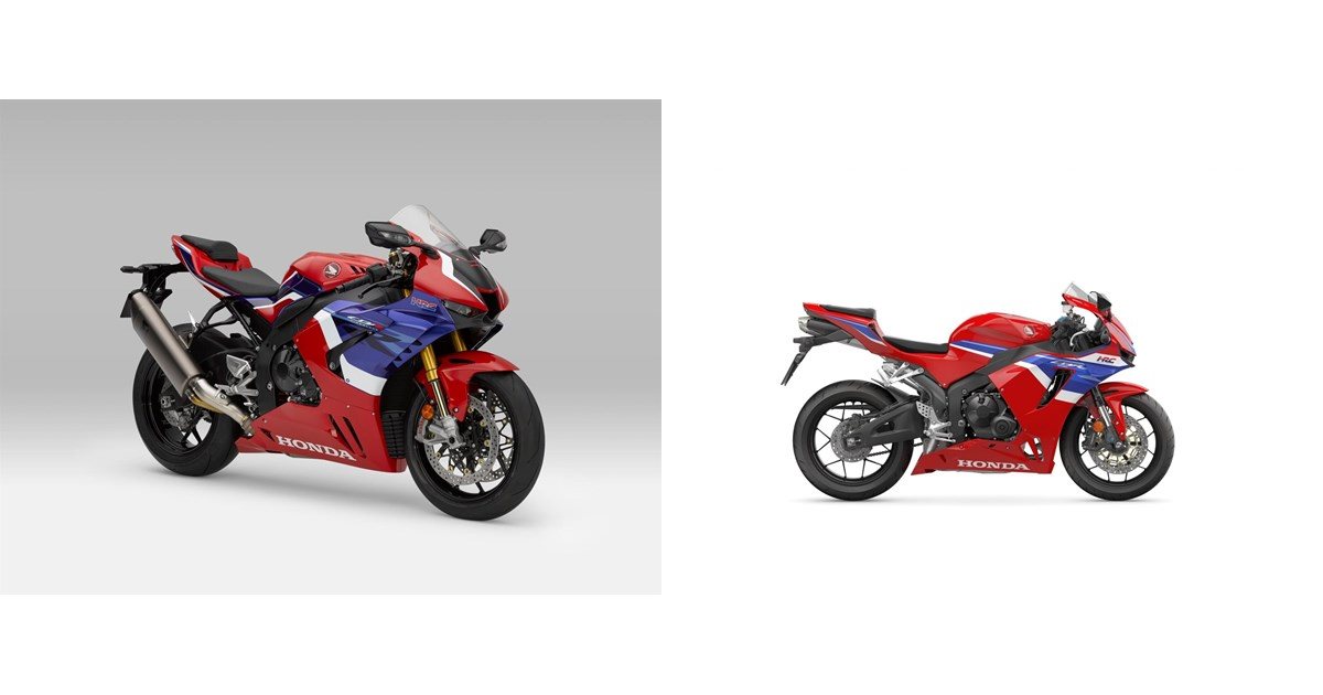 Motorrad Vergleich Honda CBR1000RR-R Fireblade SP 2020 vs. Honda CBR600RR 2025