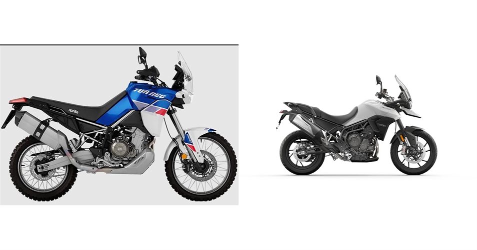Motorrad Vergleich Aprilia Tuareg 660 2023 vs. Triumph Tiger 900 2020