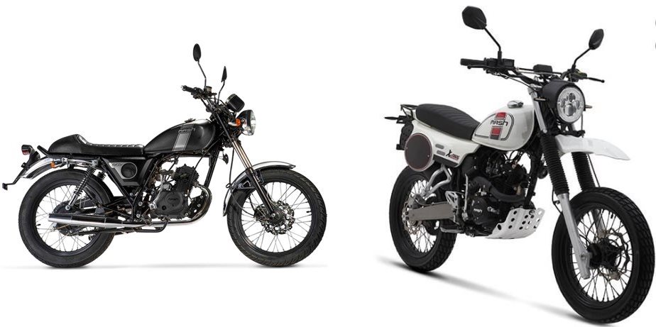 Motorrad Vergleich Mash Fifty 2020 vs. Mash X-Ride 50 2025