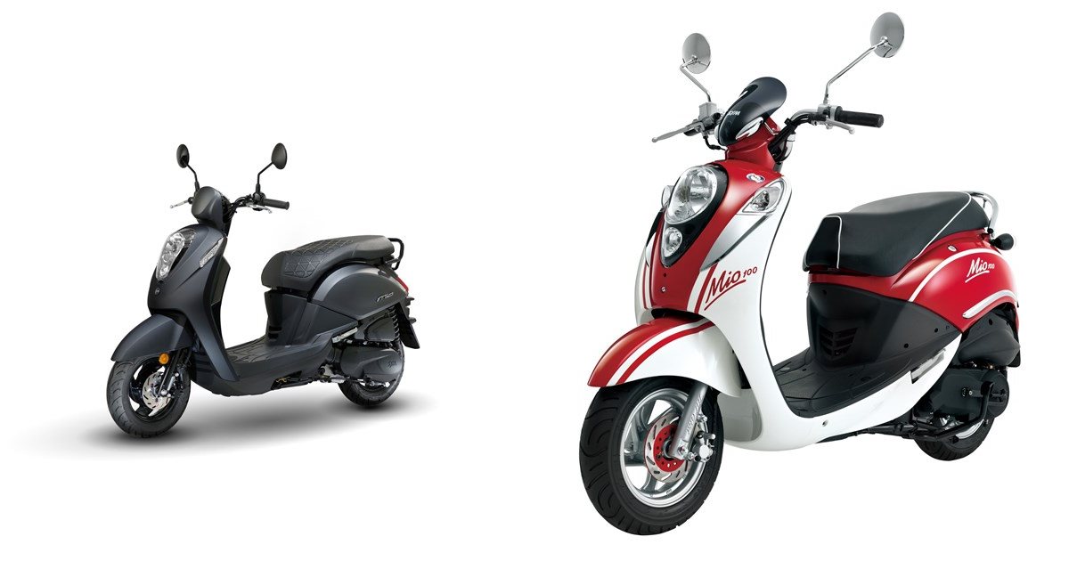 Motorrad Vergleich Sym Mio 115 2023 vs. Sym Mio 100 2014