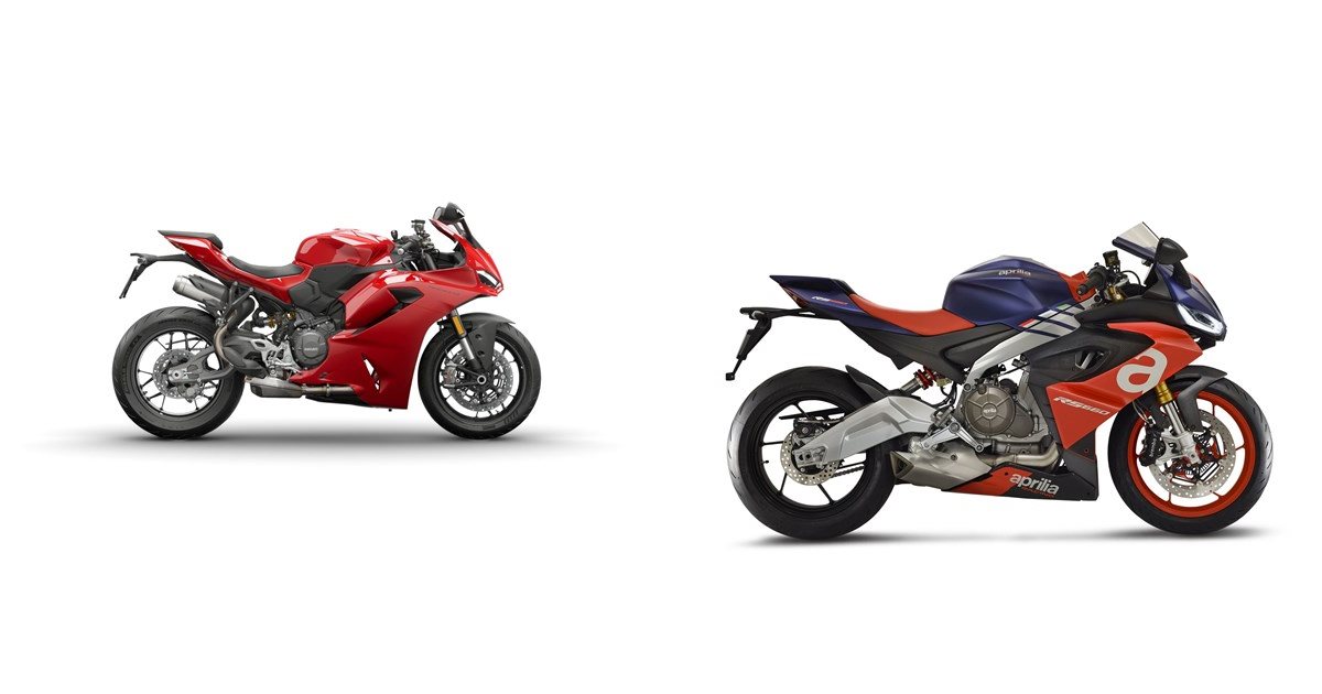 Ducati Panigale V2 2025 vs Aprilia RS 660 2020