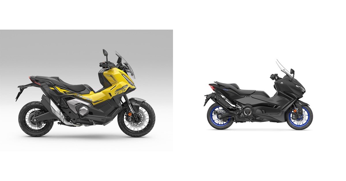 Motorrad Vergleich Honda X-ADV 2025 vs. Yamaha TMAX 2025