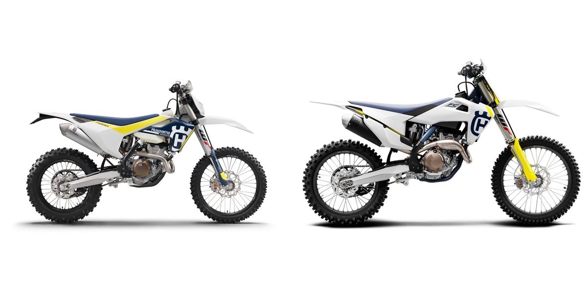 Motorrad Vergleich Husqvarna FE 250 2017 vs. Husqvarna FC 250 2019