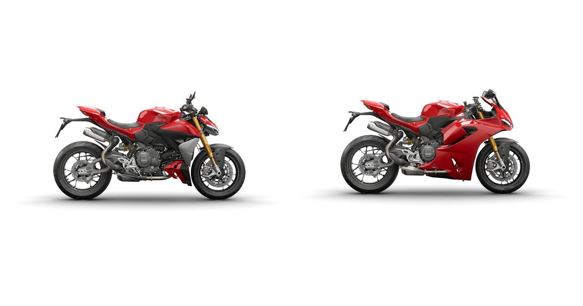 Motorrad Vergleich Ducati Streetfighter V2 S 2025 vs. Ducati Panigale V2 S 2025