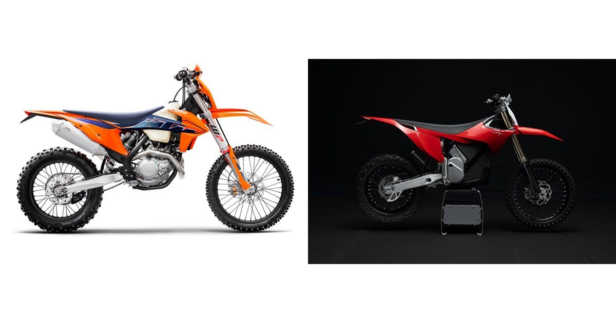 KTM 450 EXC-F 2022 vs Stark Future Varg EX 2025