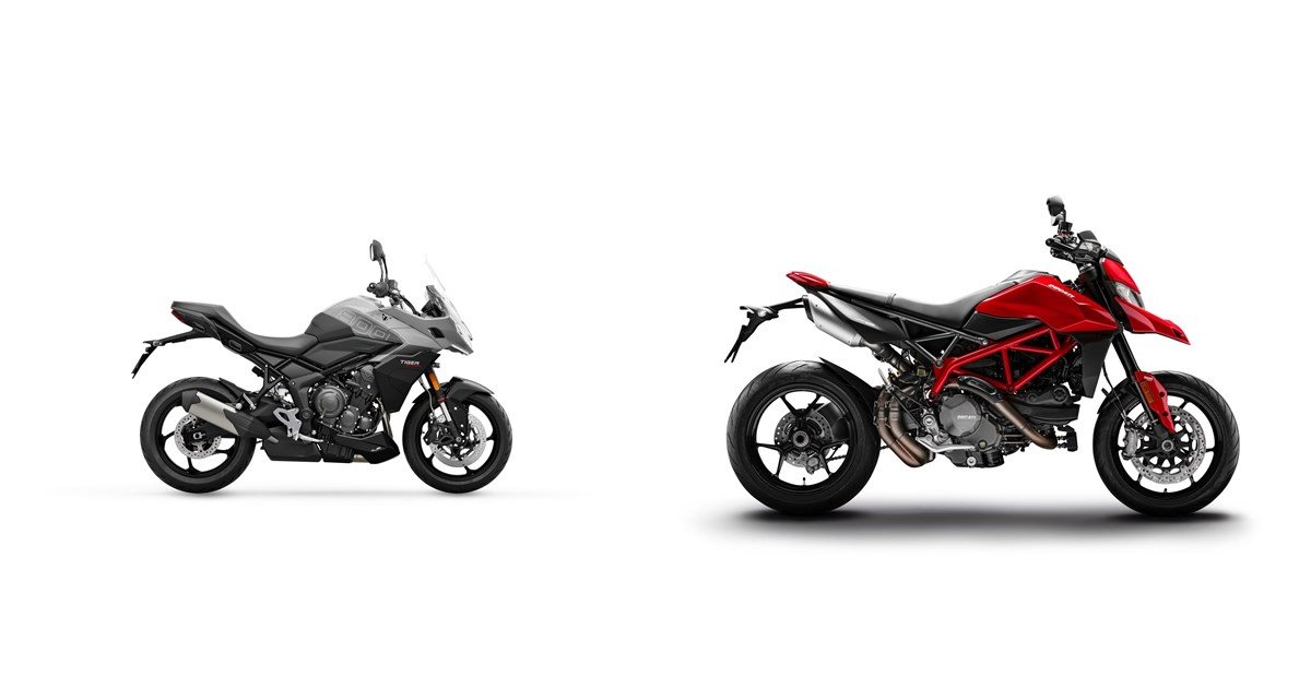 Triumph Tiger Sport 800 2025 vs Ducati Hypermotard 950 2021