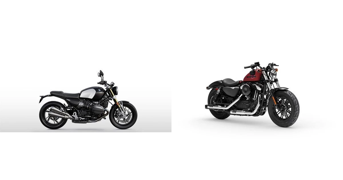 Motorrad Vergleich BMW R 12 nineT 2024 vs. Harley-Davidson Sportster XL ...
