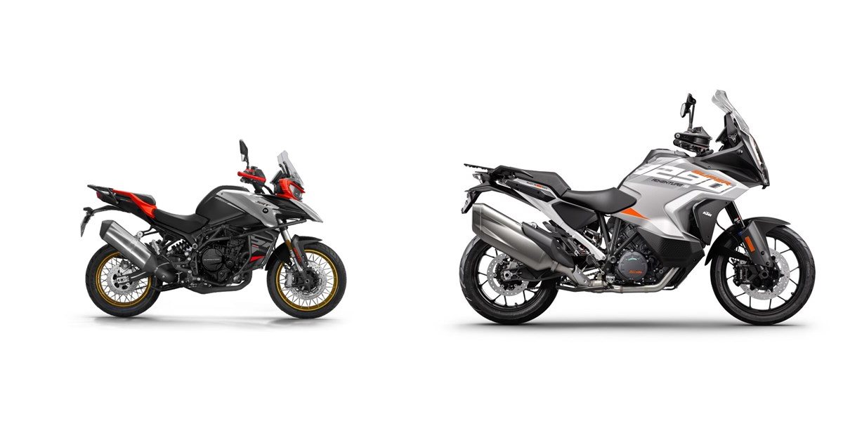 QJ Motor SRT 900 SX 2025 vs KTM 1290 Super Adventure S 2024