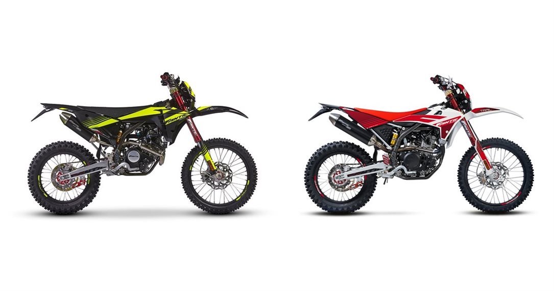 Motorrad Vergleich Fantic XEF 125 Competition 2025 vs. Fantic XEF 250 ...
