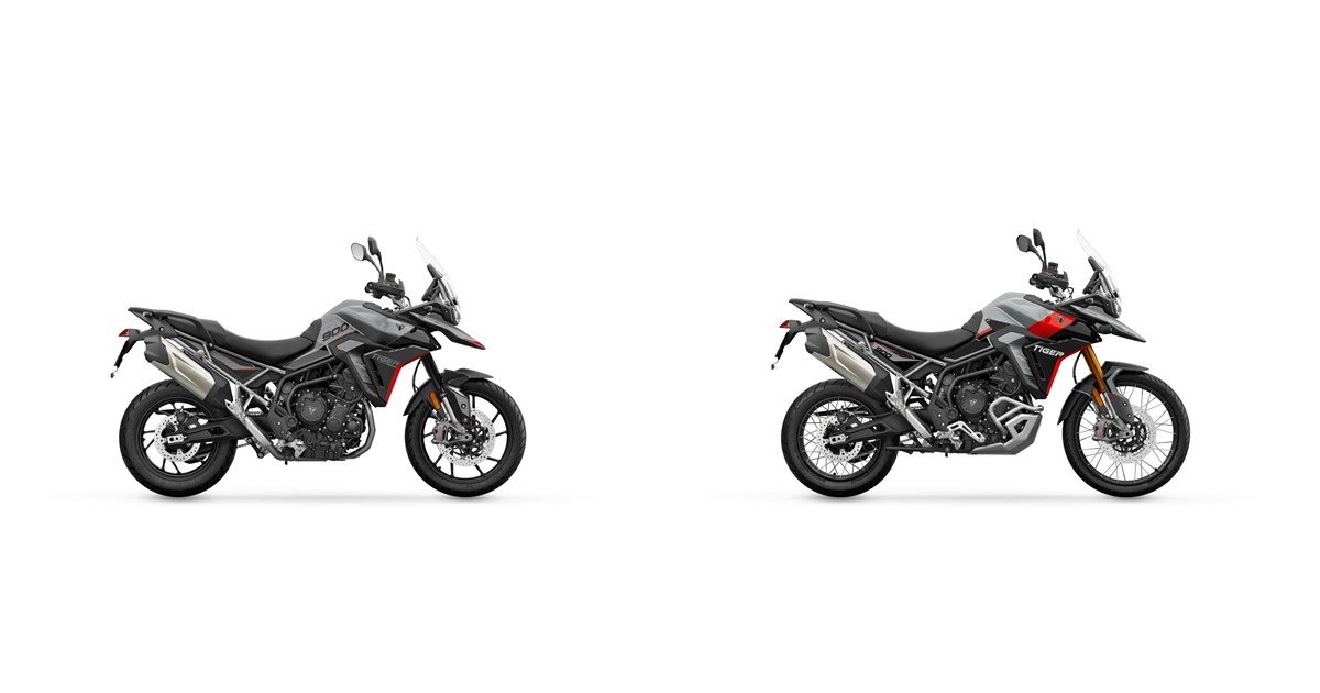Motorrad Vergleich Triumph Tiger 900 GT 2025 vs. Triumph Tiger 900 ...