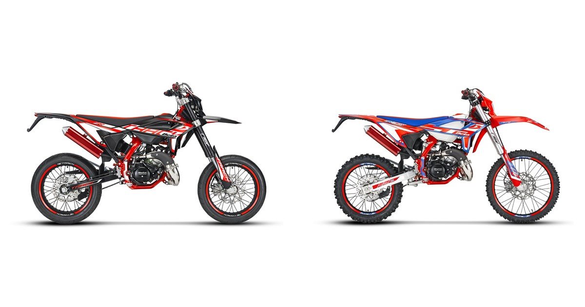 Motorrad Vergleich Beta RR Motard 2T 50 Track 2025 vs. Beta RR 50 ...