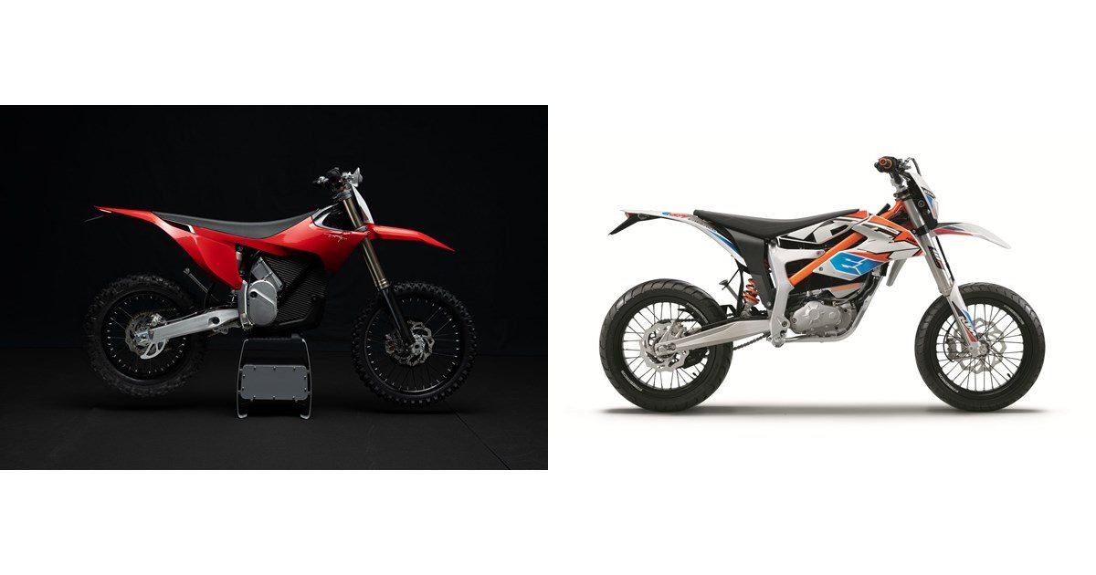 Motorrad Vergleich Stark Future Varg EX 2025 vs. KTM Freeride E-SM 2015