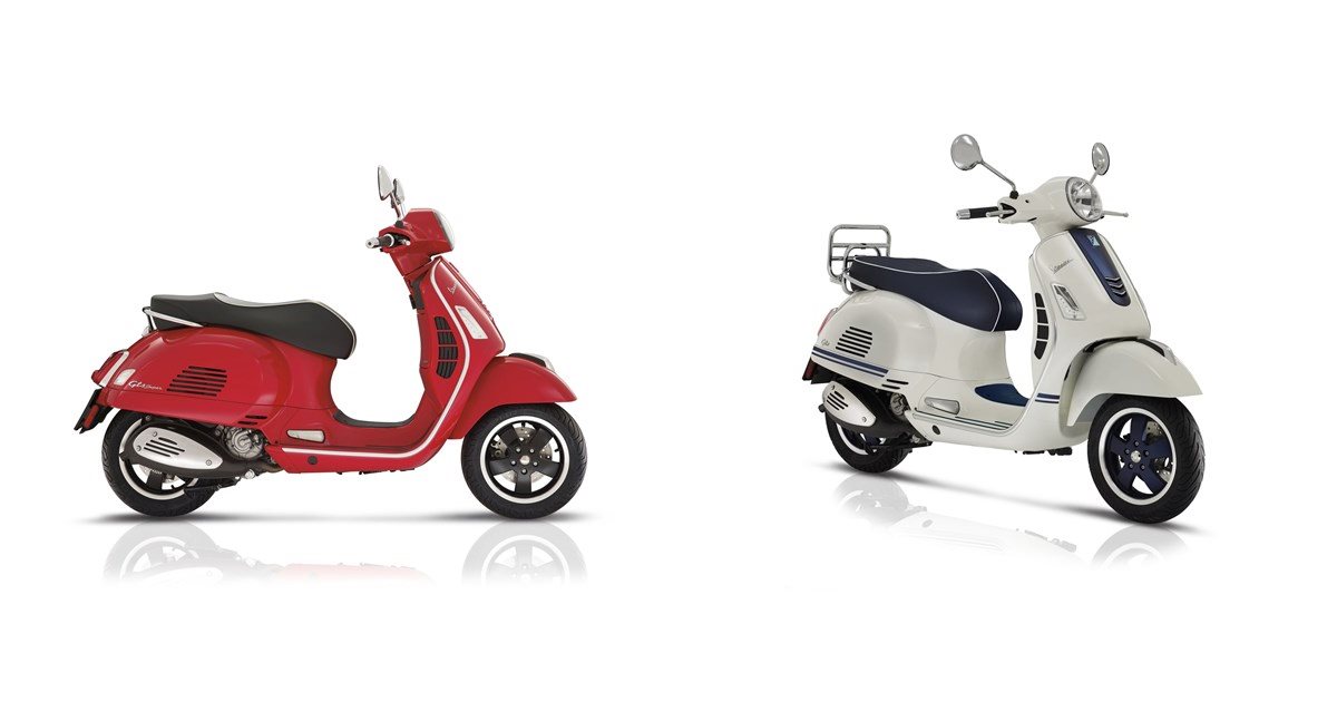 Motorrad Vergleich Vespa GTS 125 ie Super 2017 vs. Vespa GTS 125 iGet Yacht Club 2019