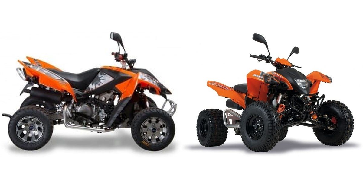 Motorrad Vergleich Adly Hurricane 450 Supermoto 2019 vs. Adly Hurricane ...