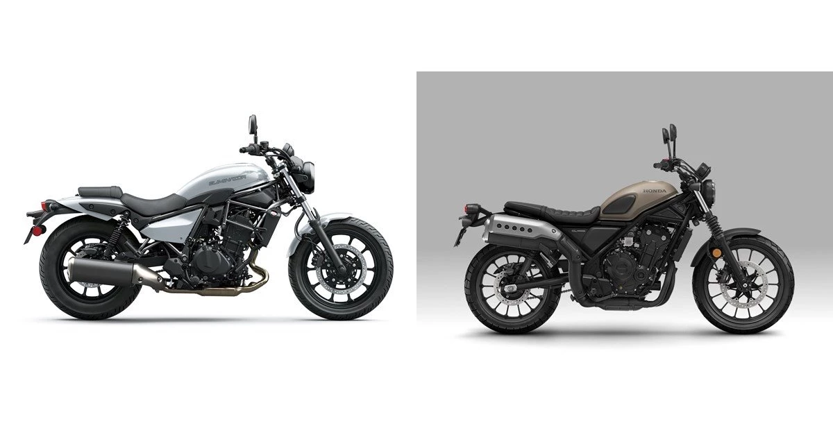 Motorrad Vergleich Kawasaki Eliminator 500 2025 vs. Honda CL500 2025