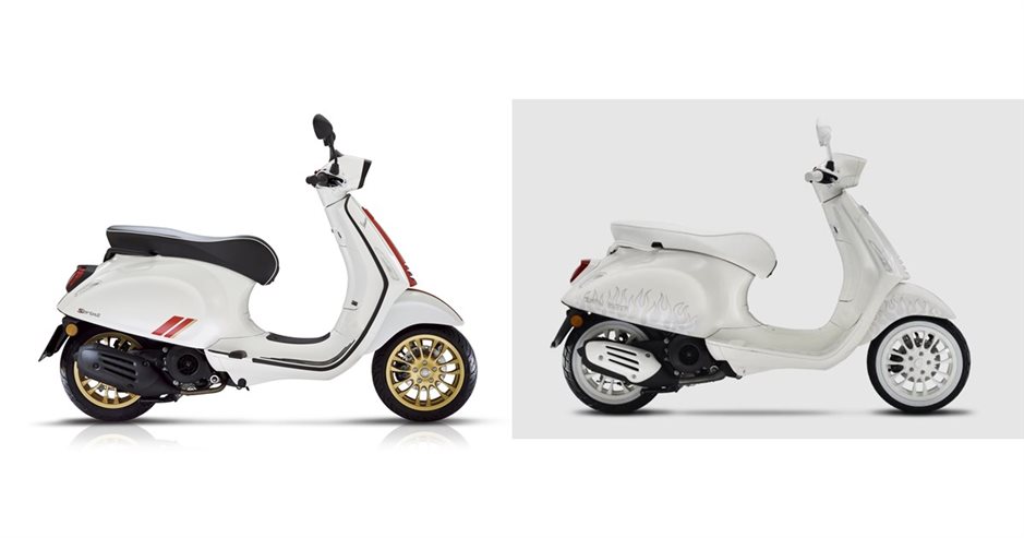 Motorrad Vergleich Vespa Sprint 125 Racing Sixties 2020 vs. Vespa Sprint Justin Bieber X Vespa ...