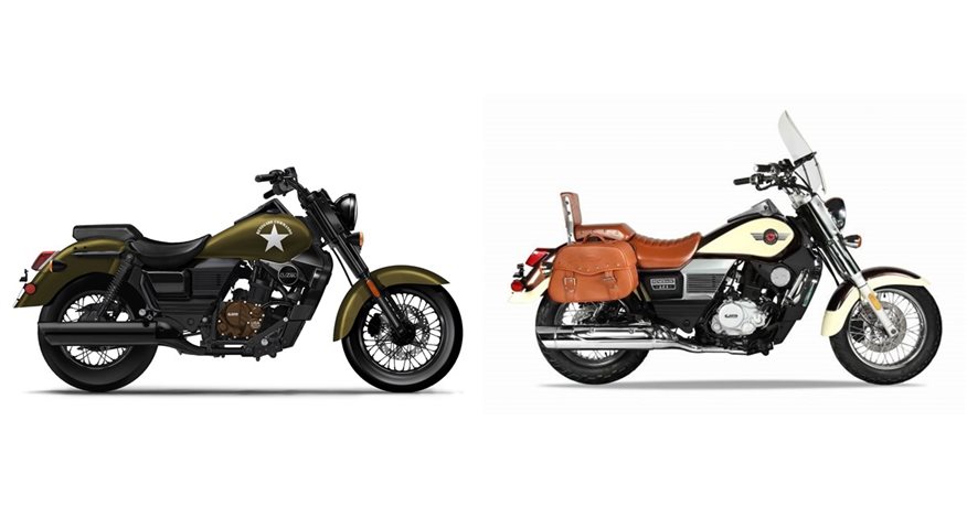 Motorrad Vergleich United Motors UM Renegade Commando 125 2018 vs. United Motors UM Renegade ...