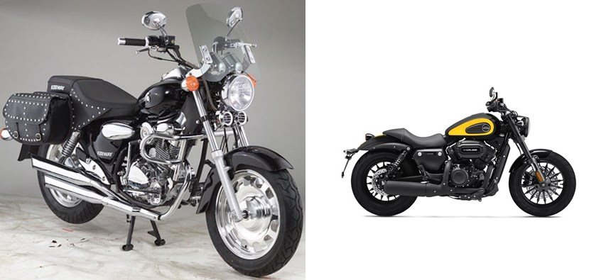 Keeway Superlight 125 2009 vs Keeway V-Cruise 2024