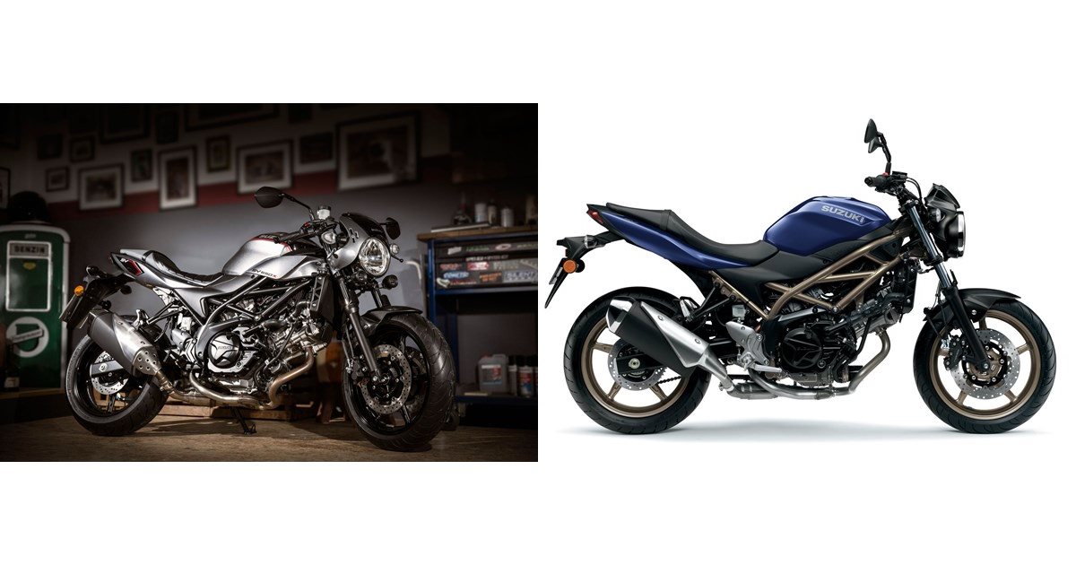 Motorrad Vergleich Suzuki SV650X 2018 vs. Suzuki SV650 2025