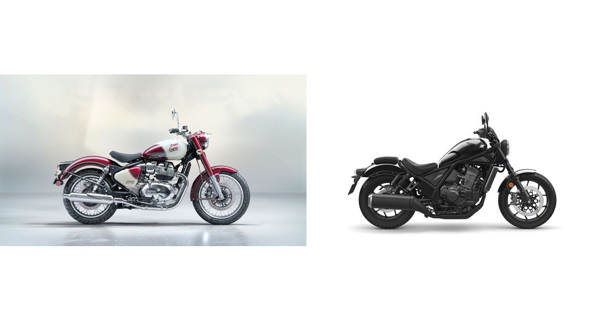 Royal Enfield Classic 650 2025 vs Honda CMX1100 Rebel 2022