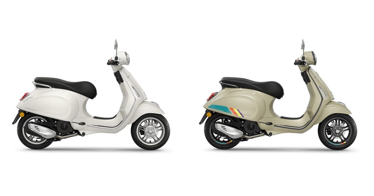 Motorrad Vergleich Vespa Primavera 125 2025 vs. Vespa Primavera 125 S 2025