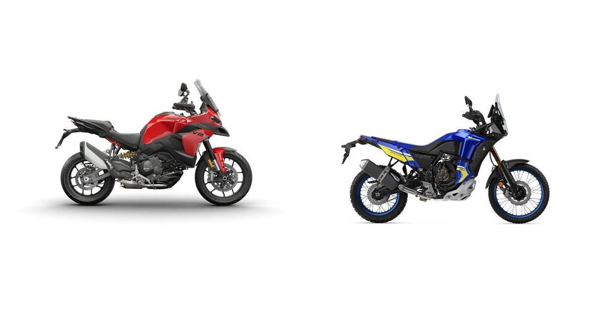 Ducati Multistrada V2 S 2025 vs Yamaha Tenere 700 World Raid 2024