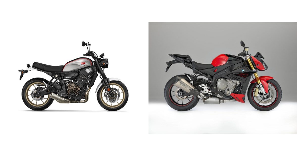 Motorrad Vergleich Yamaha XSR700 XTribute 2021 vs. BMW S 1000 R 2019