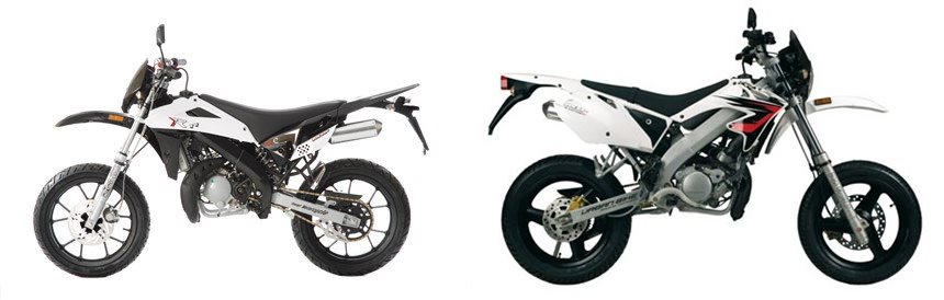 Motorrad Vergleich Motorhispania RYZ Eco SM 2014 vs. Motorhispania RYZ ...