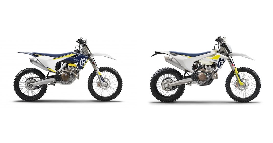 Motorrad Vergleich Husqvarna FC 250 2016 vs. Husqvarna FE 250 2019