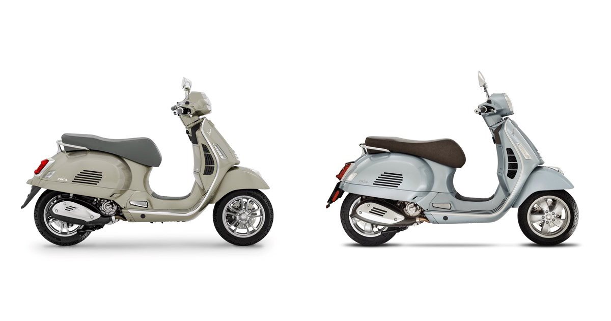 Motorrad Vergleich Vespa GTS 310 2025 vs. Vespa GTS 300 hpe 2021