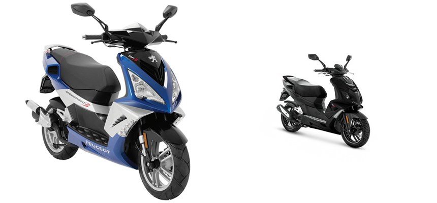 Motorrad Vergleich Peugeot Speedfight 3 LR 2009 vs. Peugeot Speedfight ...