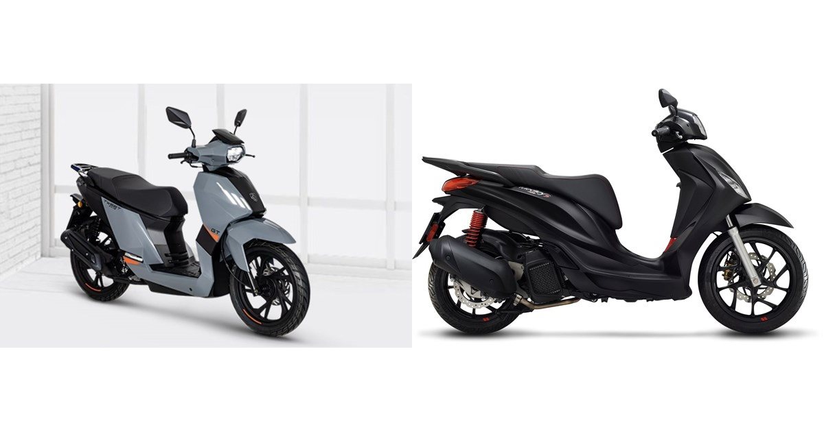 Motorrad Vergleich Peugeot Tweet 125 GT 2025 vs. Piaggio Medley 125 S 2023