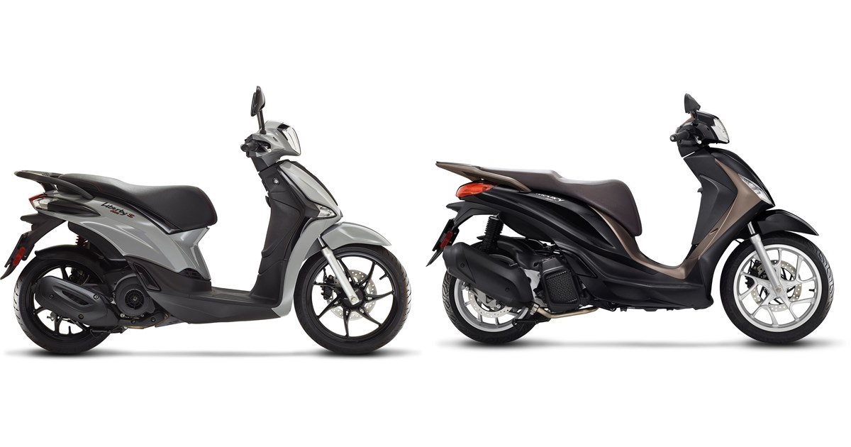 Motorrad Vergleich Piaggio Liberty 125 S 2023 vs. Piaggio Medley 150 2023
