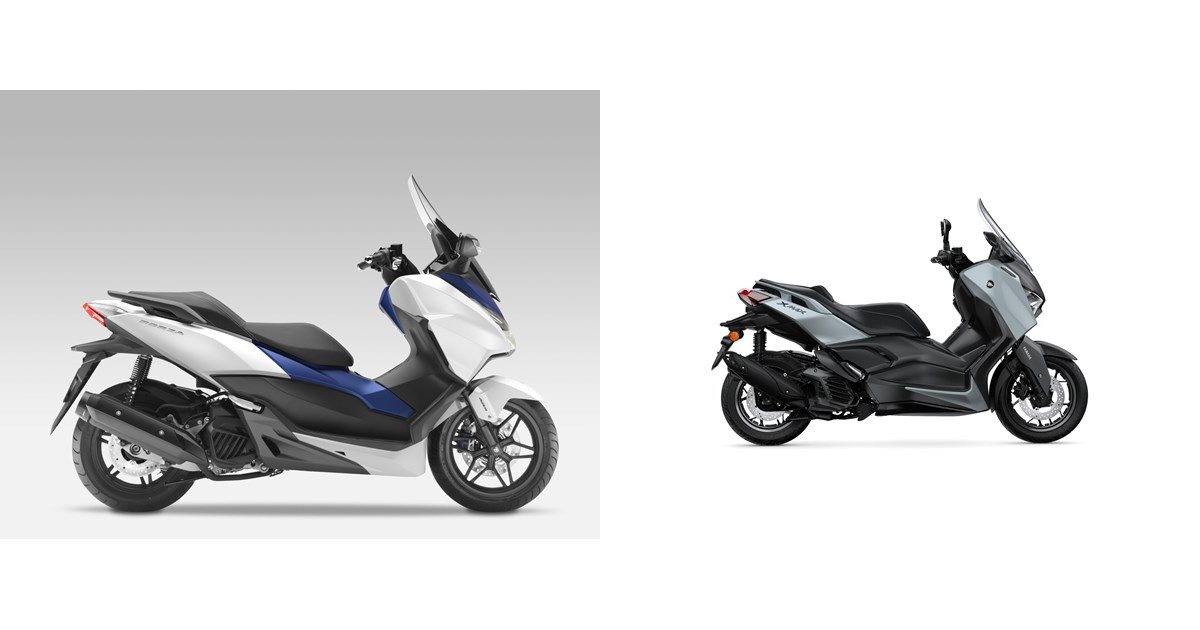 Honda Forza 125 2015 vs Yamaha XMAX 125 Tech MAX 2025