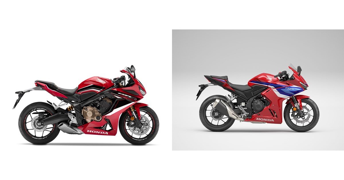 Motorrad Vergleich Honda CBR650R 2021 vs. Honda CBR500R 2025
