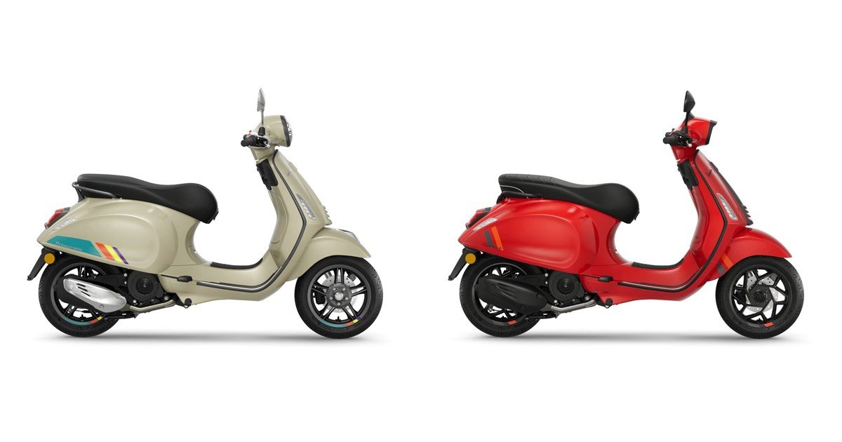 Motorrad Vergleich Vespa Primavera 125 S 2025 vs. Vespa Sprint 125 S 2025