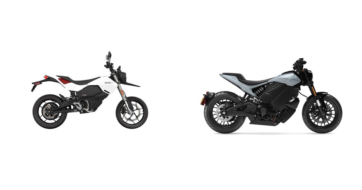 Motorrad Vergleich Zero FXE 2025 vs. LiveWire S2 Alpinista 2025