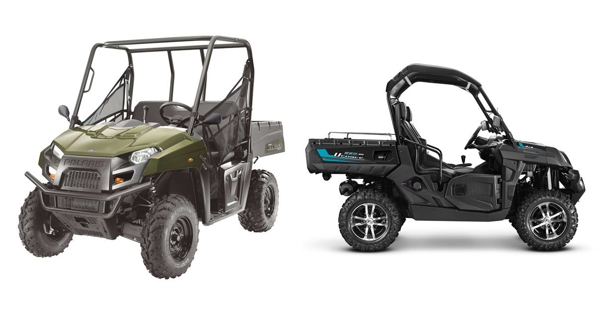 Motorrad Vergleich Polaris Ranger 500 EFI 2013 vs. CFMOTO UForce 550 ...