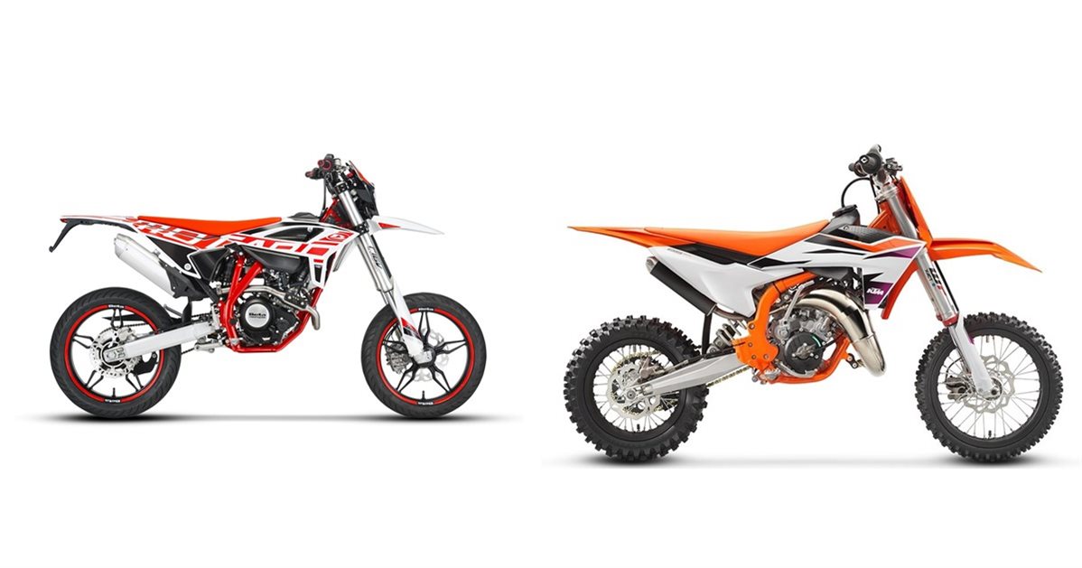 Beta RR 125 LC Motard 2021 vs KTM 65 SX 2024