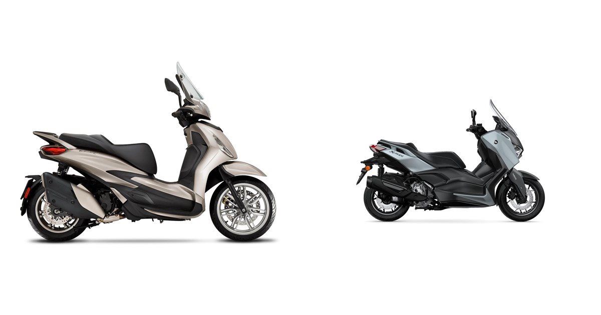 Piaggio Beverly 400 2025 vs Yamaha XMAX 300 Tech MAX+ 2025