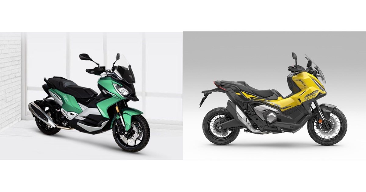 Motorrad Vergleich Peugeot XP 400 ALLURE 2025 vs. Honda X-ADV 2025