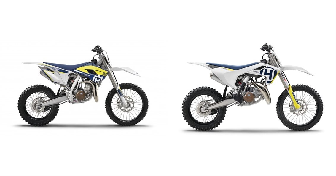 Motorrad Vergleich Husqvarna TC 85 2016 vs. Husqvarna TC 85 2018