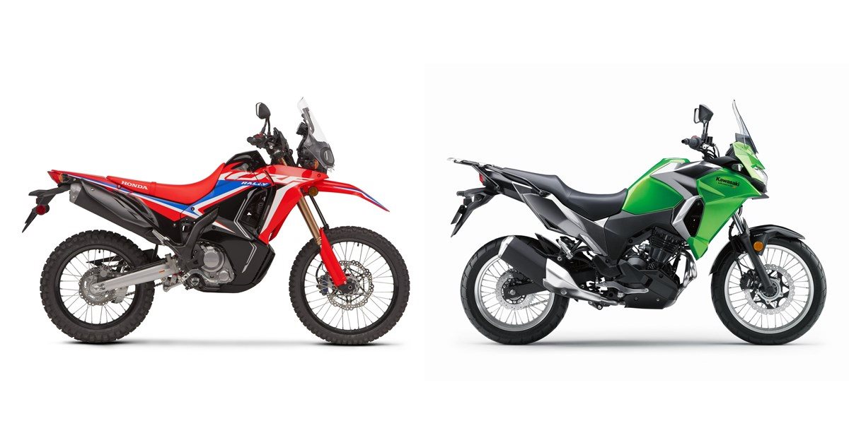 Motorrad Vergleich Honda CRF300 Rally 2021 vs. Kawasaki Versys-X 300 2018