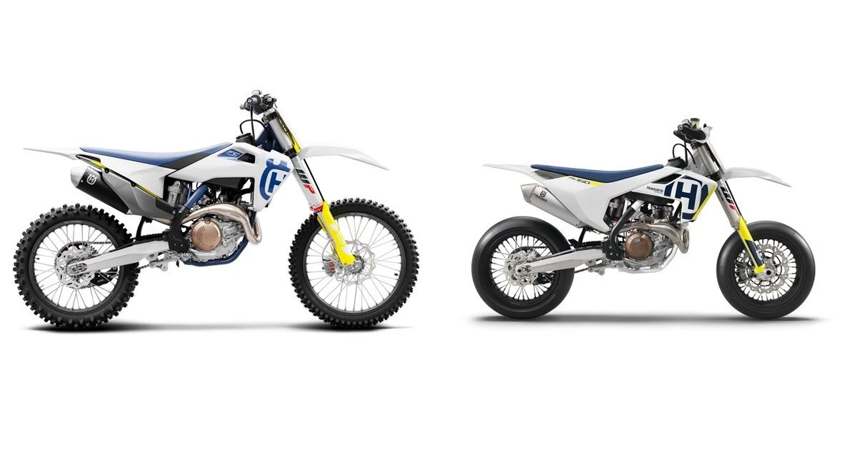 Motorrad Vergleich Husqvarna FC 450 2020 vs. Husqvarna FS 450 2018