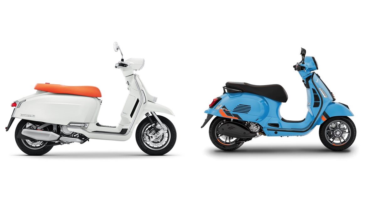 Motorrad Vergleich Lambretta G350 Series I 2025 vs. Vespa GTS 310 SuperSport 2025