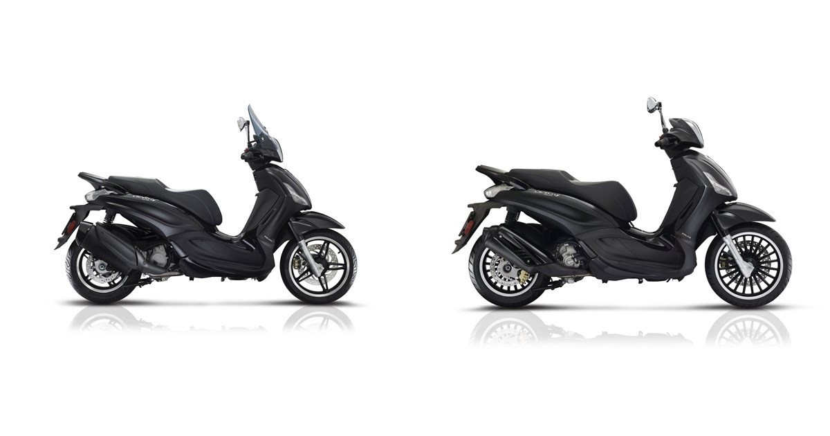 Motorrad Vergleich Piaggio Beverly 350ie Police ABS/ASR 2020 vs. Piaggio Beverly 300 i.e. Police ...